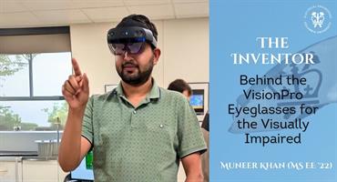 AI Enabled Glasses for Visually Impaired People | James Dyson Award